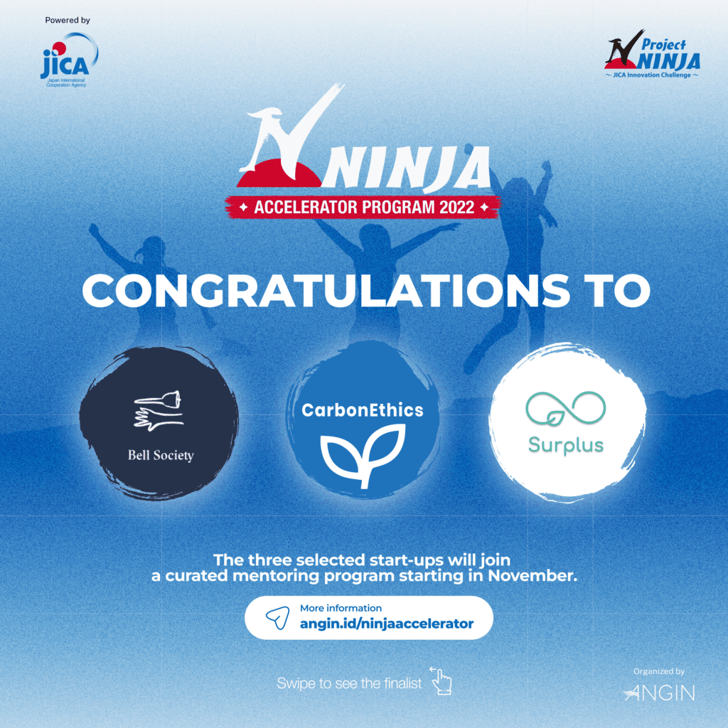 Meet the top 3 impactful start-ups of JICA NINJA accelerator program 2022 - TNGlobal