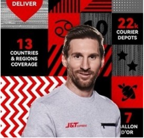 Indonesia's J&T Express announces Lionel Messi as global brand ...