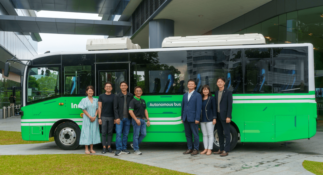 Grab and A2Z pilot autonomous shuttle bus in Singapore - TNGlobal