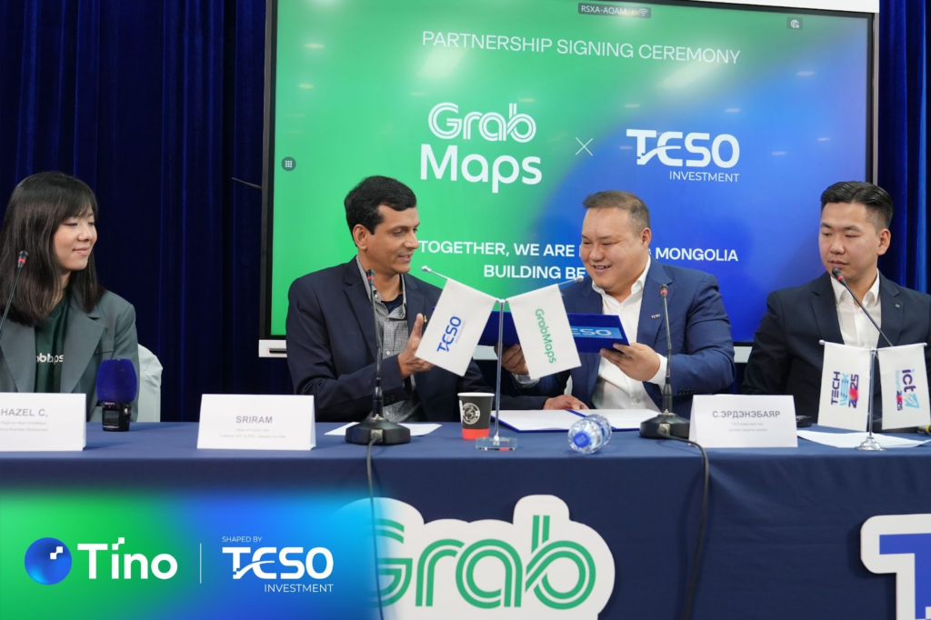 GrabMaps partners Tino to build advanced digital map of Mongolia - TNGlobal