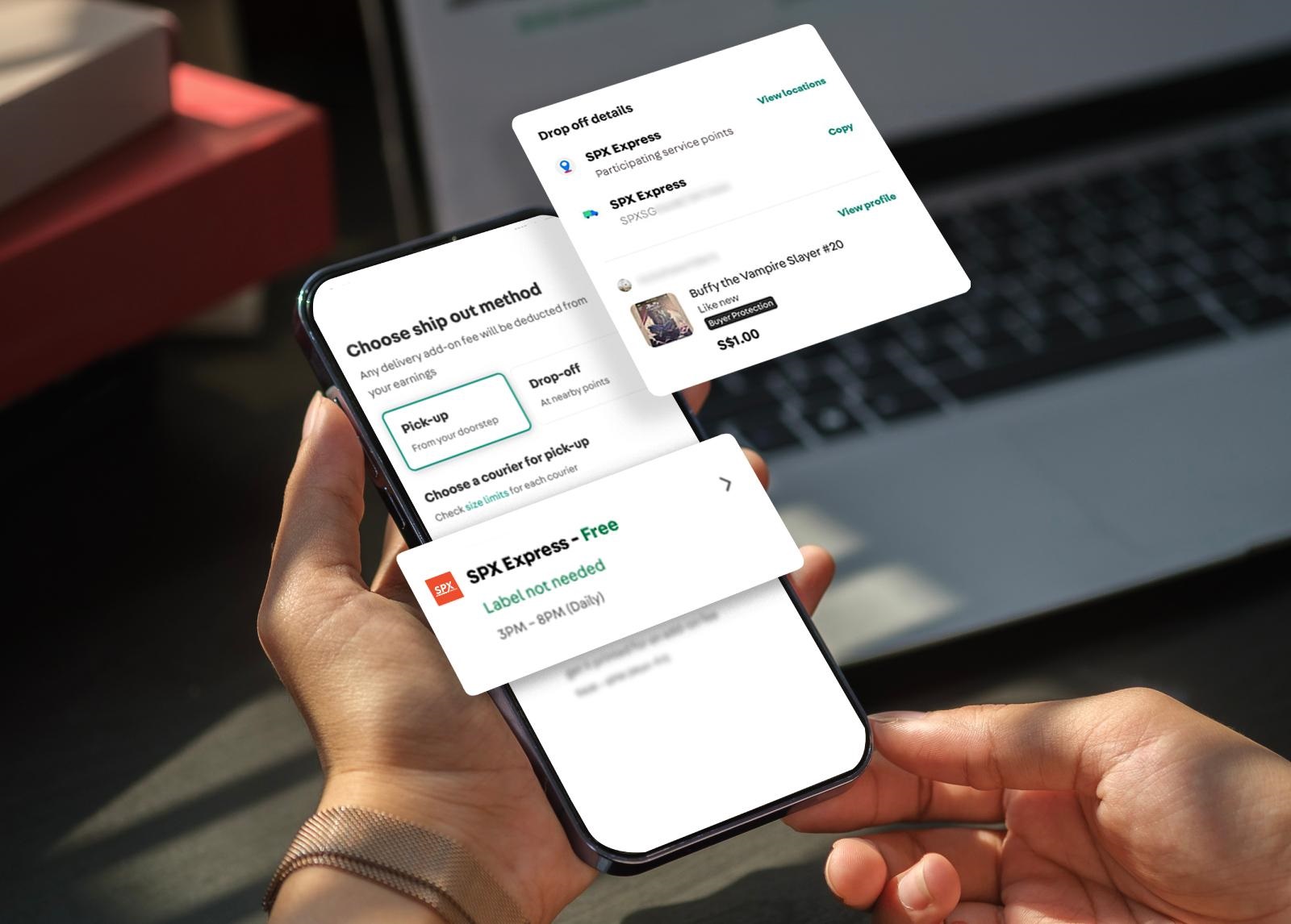 E-commerce platform Carousell, Shopee-affiliated courier SPX Express ...